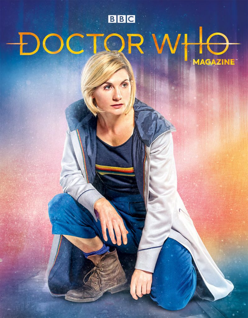 Subscriber-exclusive textless cover of Doctor Who Magazine #528 : r ...
